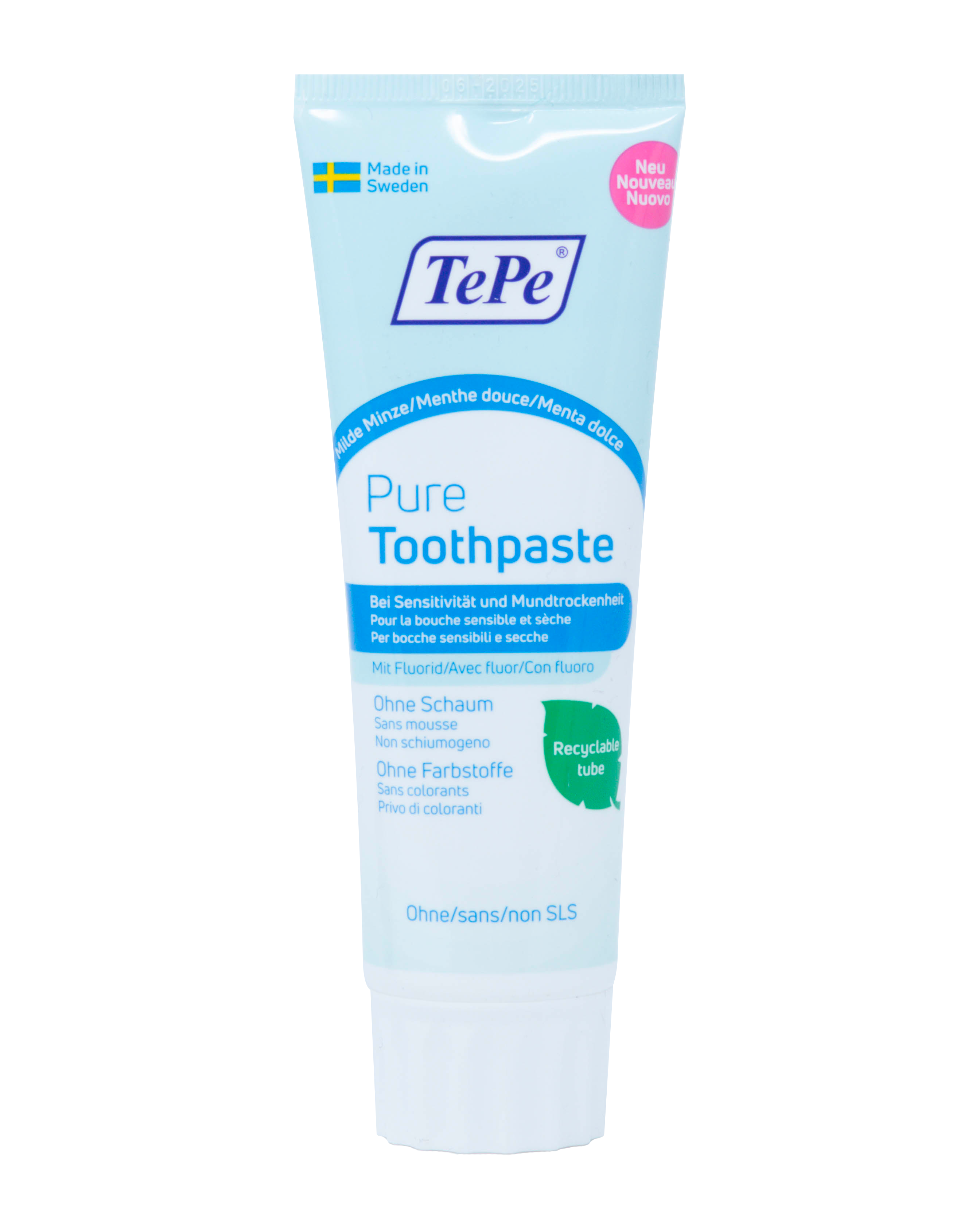 TePe Dentifricio Pure™ Senza Schiuma Menta Delicata - 75 ml ...