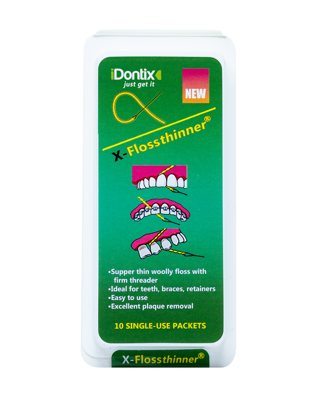 iDontix Filo Interdentale X-Floss Thinner - 10 pz - Sorrisodeciso: il ...